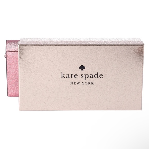 kate spade | Bags | Kate Spade Glimmer Boxed Medium Flap Phone Wristlet ...